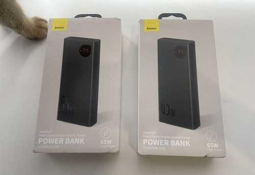 Powerbank baseus 20000 mAh 65W новый