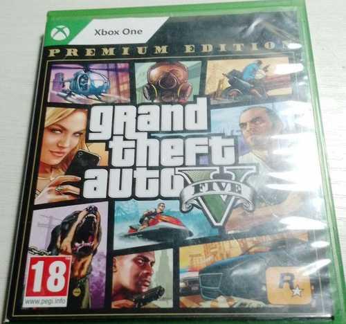 Gta 5 Xbox One диск