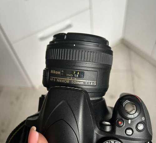 Nikon d3200+ AF-S Nikkor 50 mm 1:1:8 G