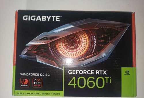 Видеокарта Gigabyte RTX 4060 TI 8Gb гарантия