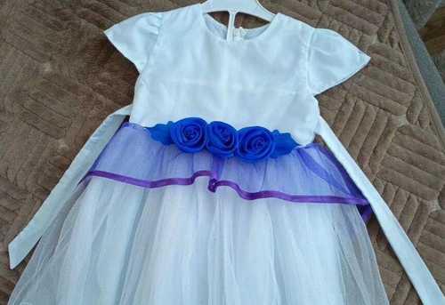Нарядное платье для девочки 104