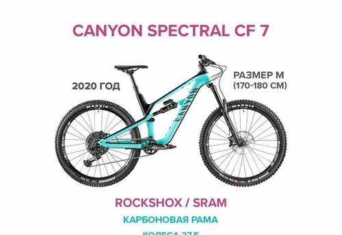 Карбоновый двухподвес Canyon Spectral CF7, 2020, M
