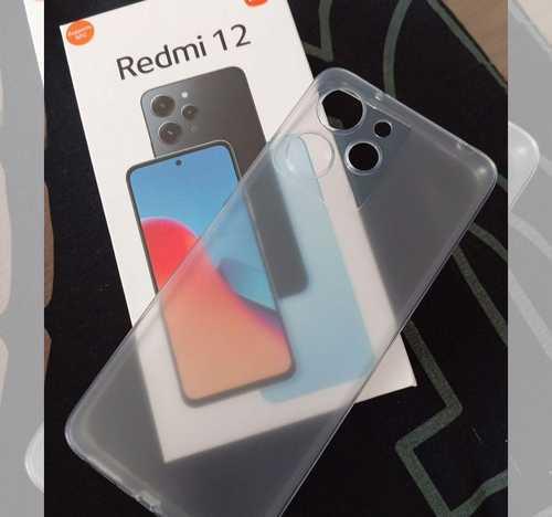 Чехол бампер заводской на redmi 12