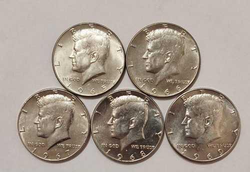 50 центов США 1965-1969 гг
