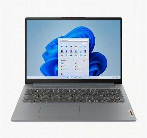 15.6" Ноутбук Lenovo IdeaPad Slim 3 15AMN8 серый