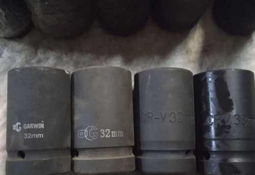 Головки 32 мм и 33 мм ударные, усиленные