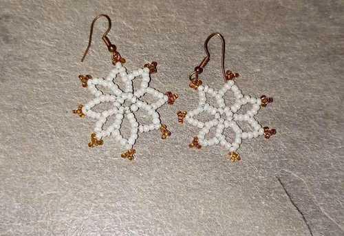 Серьги из бисера