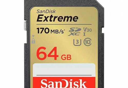 Карта памяти SanDisk sdxc Extreme Class 10 UHS-I V