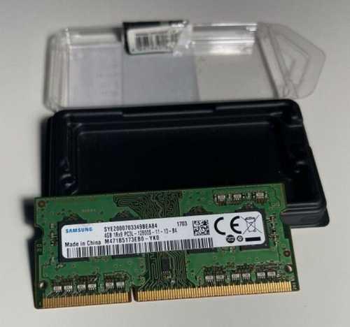 Оперативная память ddr3 sodimm 4gb samsung