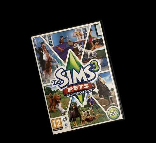 The Sims 3 Pets зарубежная лицензия DVD-box