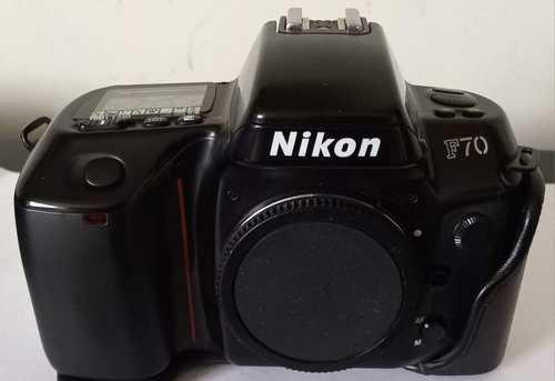 Зеркальный пленочный фотоаппарат nikon F 70