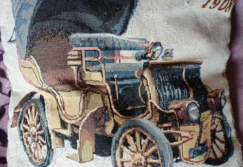 Daimler 1908 гобеленовая подушка 36*36