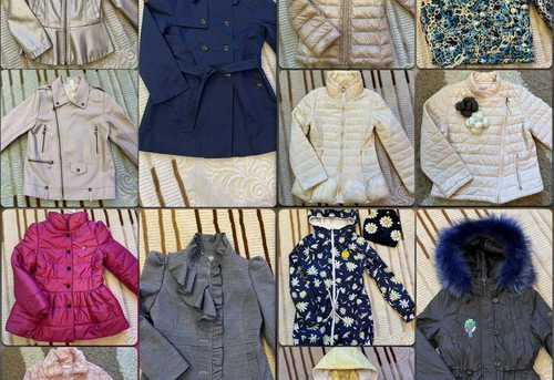 Куртки, пальто демисезон р.128-134