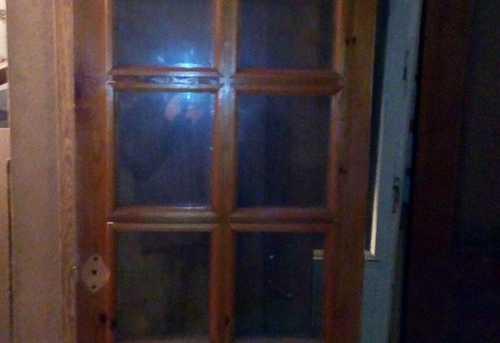 Дверь деревянная 685 мм