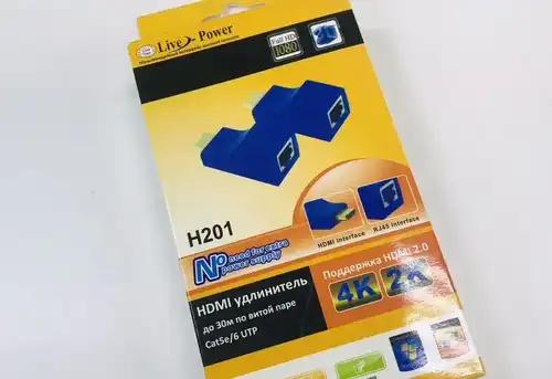 Переходник hdmi-RG 45 удлинитель 30м TX и RX