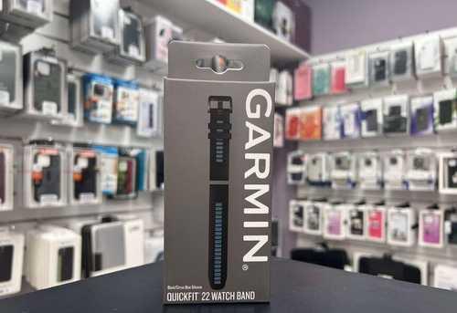 Ремешок Garmin quickfit 22 Watch Band (Blue Black)