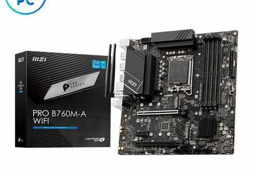 Материнская плата LGA1700 MSI PRO B760M-A wifi
