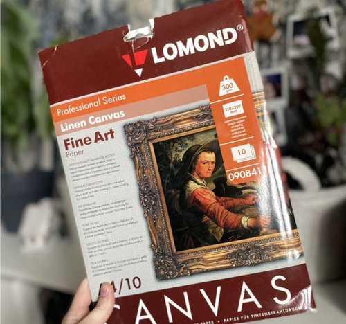 Фотобумага lomond linen canvas