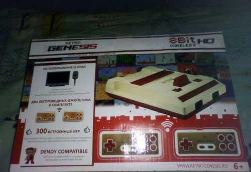 Dendy Retro Genesis 8Bit Wireless HD 300 игр новая