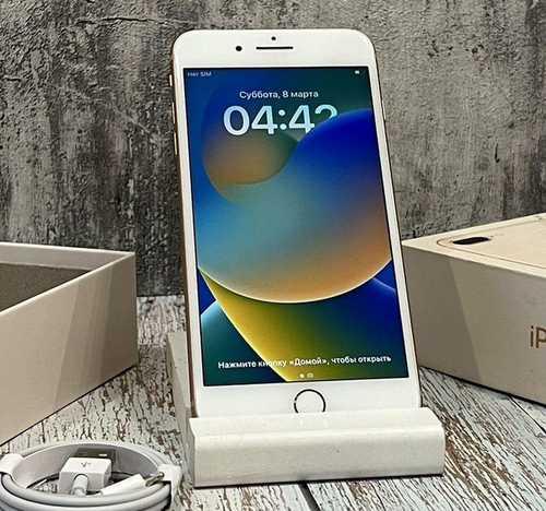 iPhone 8 Plus 128GB (Акб 100%, Отличный, Sim)