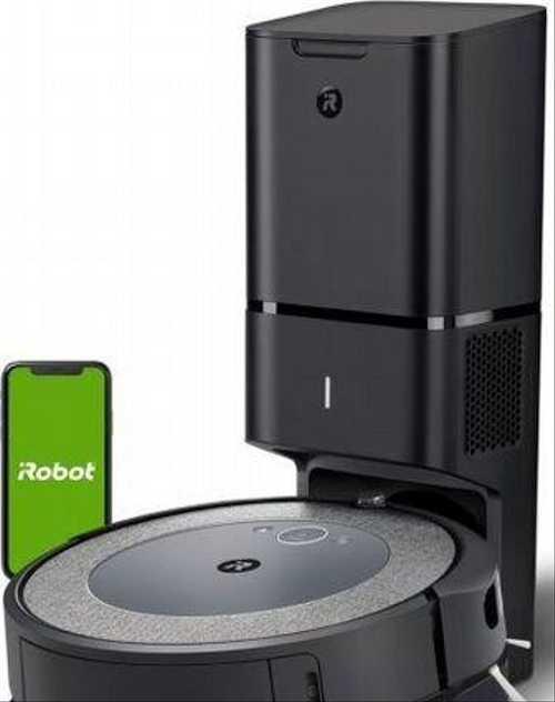 Пылесос-робот Irobot Roomba i3+ серый/черный