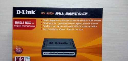 Роутер D-Link DSL-2500U adsl2+ Ethernet Router