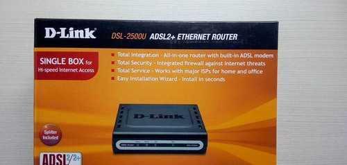 Роутер D-Link DSL-2500U adsl2+ Ethernet Router