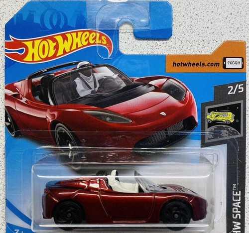 Hot wheels tesla roadster with starman