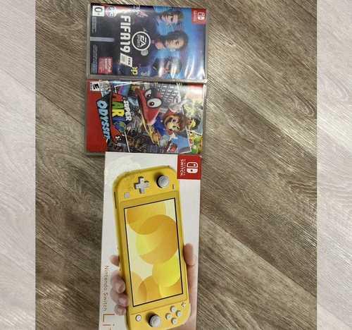 Nintendo switch lite с играми