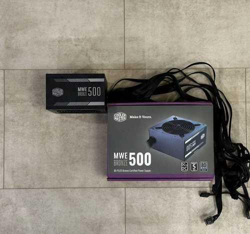 Блок питания Cooler master 500w mwe