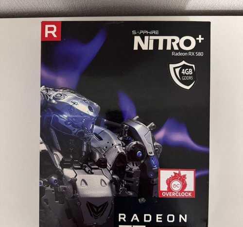 Видеокарта Sapphire Radeon RX580 Nitro  4gb