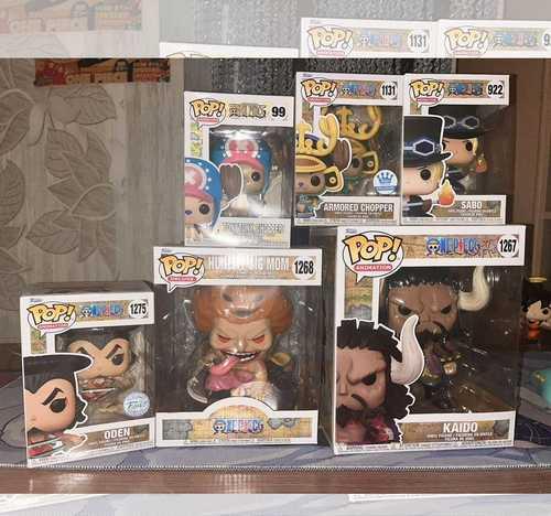 Funko one piece oden tony tony chopper sabo kaido