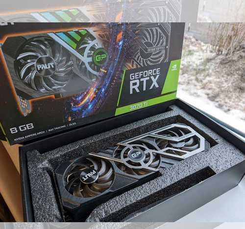 Видеокарта Nvidia RTX 3070 Ti 8gb Palit GamingPro