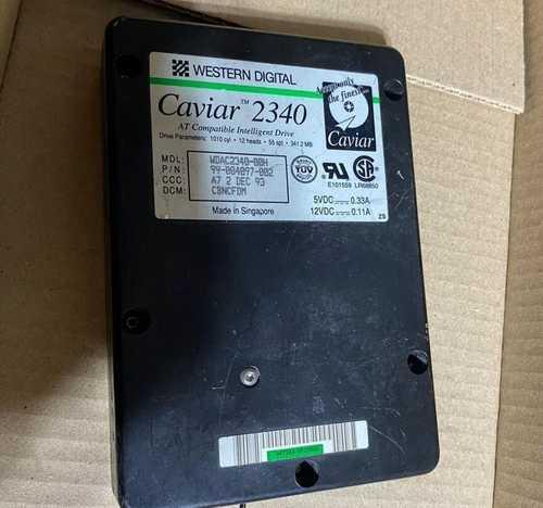 Жесткий диск HDD Western Digital Caviar 2340 341мб