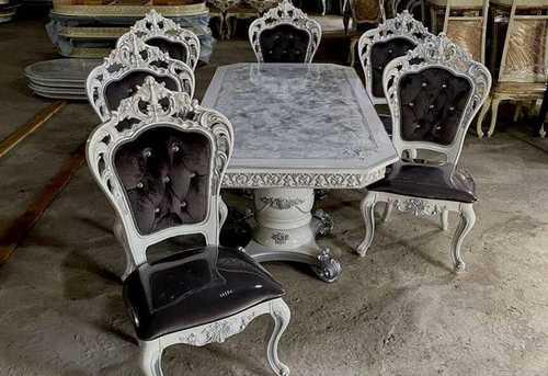 Стол и стулья новые от производителя