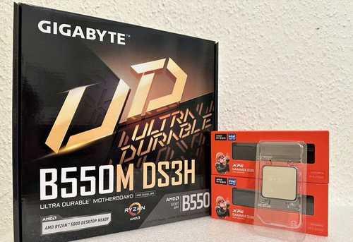 Комплект b550 + Ryzen 5 5600