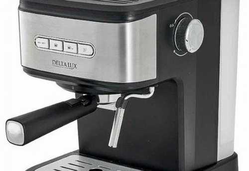 Кофеварка рожковая Delta LUX DE-2003 черный