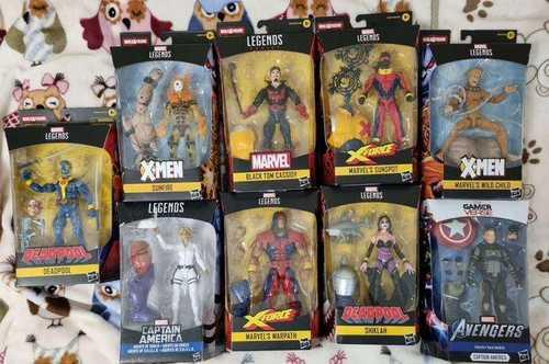 Фигурки marvel legends разные