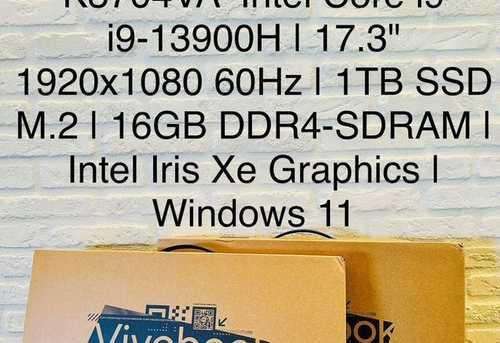 Asus Vivobook 17, K3704Va, i9(13900H) /16/1TB