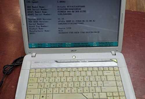 Ноутбук Acer 5720 Core2Duo