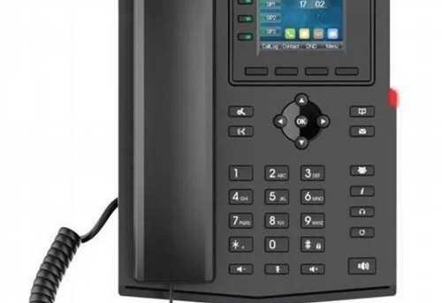 Телефон IP Fanvil X303P c б/п черный