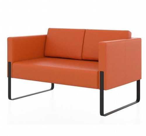 Фокус - диван двухместный (оранжевый)