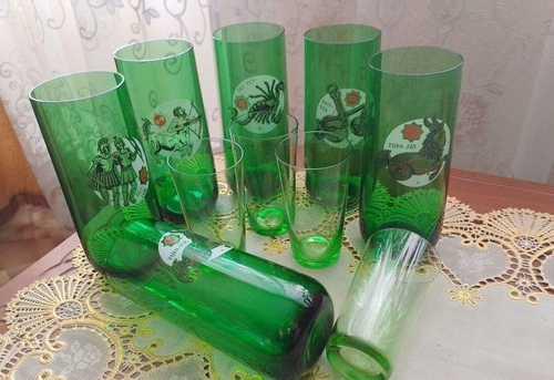 Зелёные стаканы