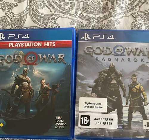 God of war 4 и god of war ragnarok ps4