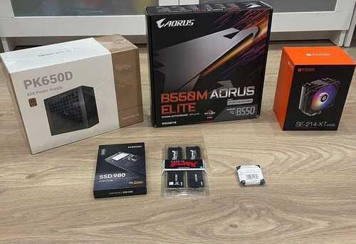 Комплект B550/Ryzen 5 5600G/RAM 16 GB/ SSD 500GB