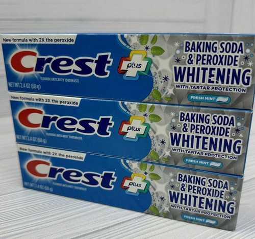 Зубная паста Crest baking soda peroxide whitening