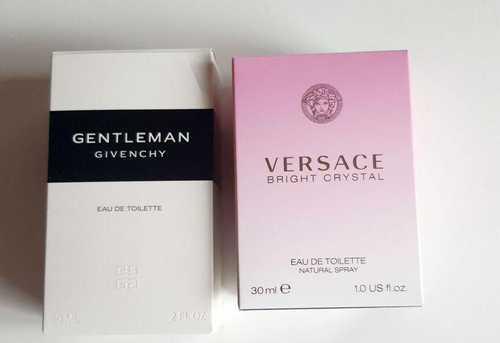 Коробки от духов Givenchy Versace