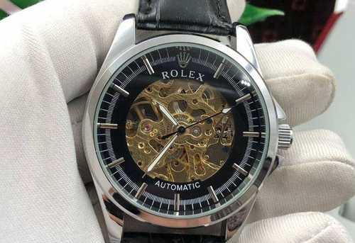 Часы Rolex скелетон застежка пряжка LUX