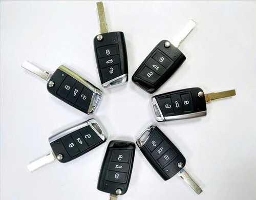Корпус ключа Skoda, Volkswagen все виды