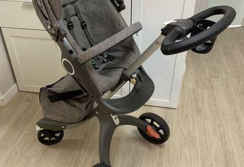 Коляска Stokke Xplory v5 (Серый меланж)